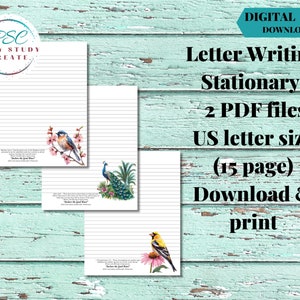 Printable Jehovah's Witness Letter Writing Paper-15 Pgs. JW Stationery ...