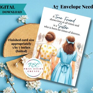 Printable Jehovah's Witness Friendship Gift Card| JW Card Download| 5x7 ...