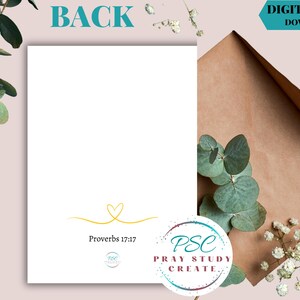 Printable Jehovah's Witness Friendship Gift Card| JW Card Download| 5x7 ...