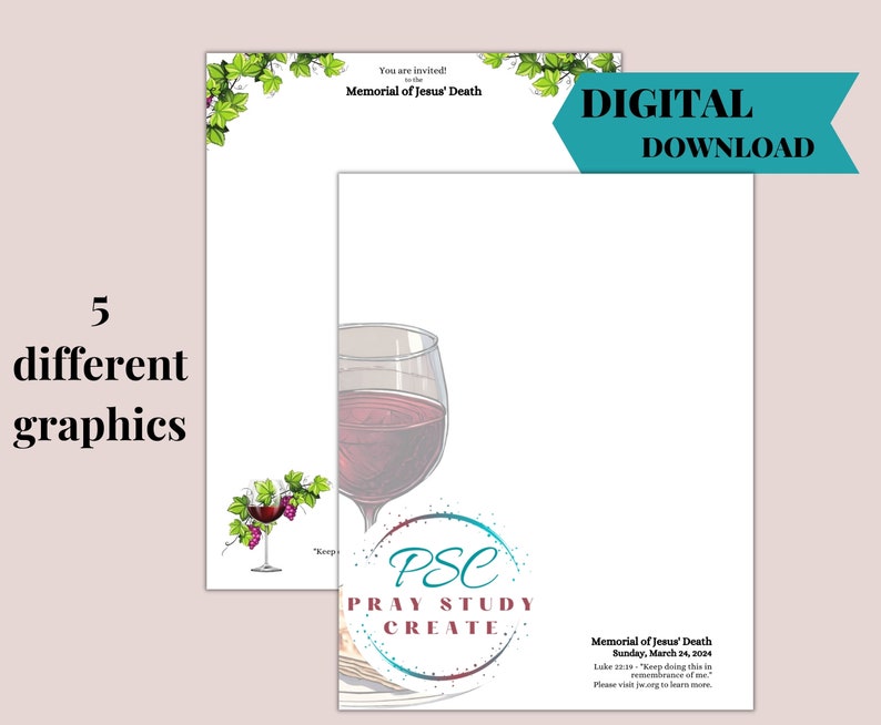 Printable Jehovah's Witness Letter Writing Paper-20 Pgs. JW Stationery ...