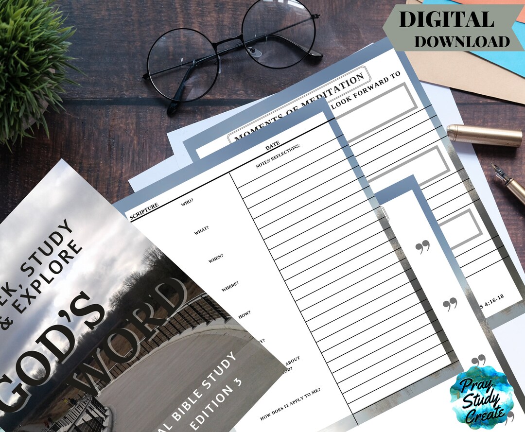 Printable Jehovah's Witness Personal Study Worksheets| JW Bible Study ...