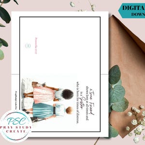 Printable Jehovah's Witness Friendship Gift Card JW Card Download 5x7 ...