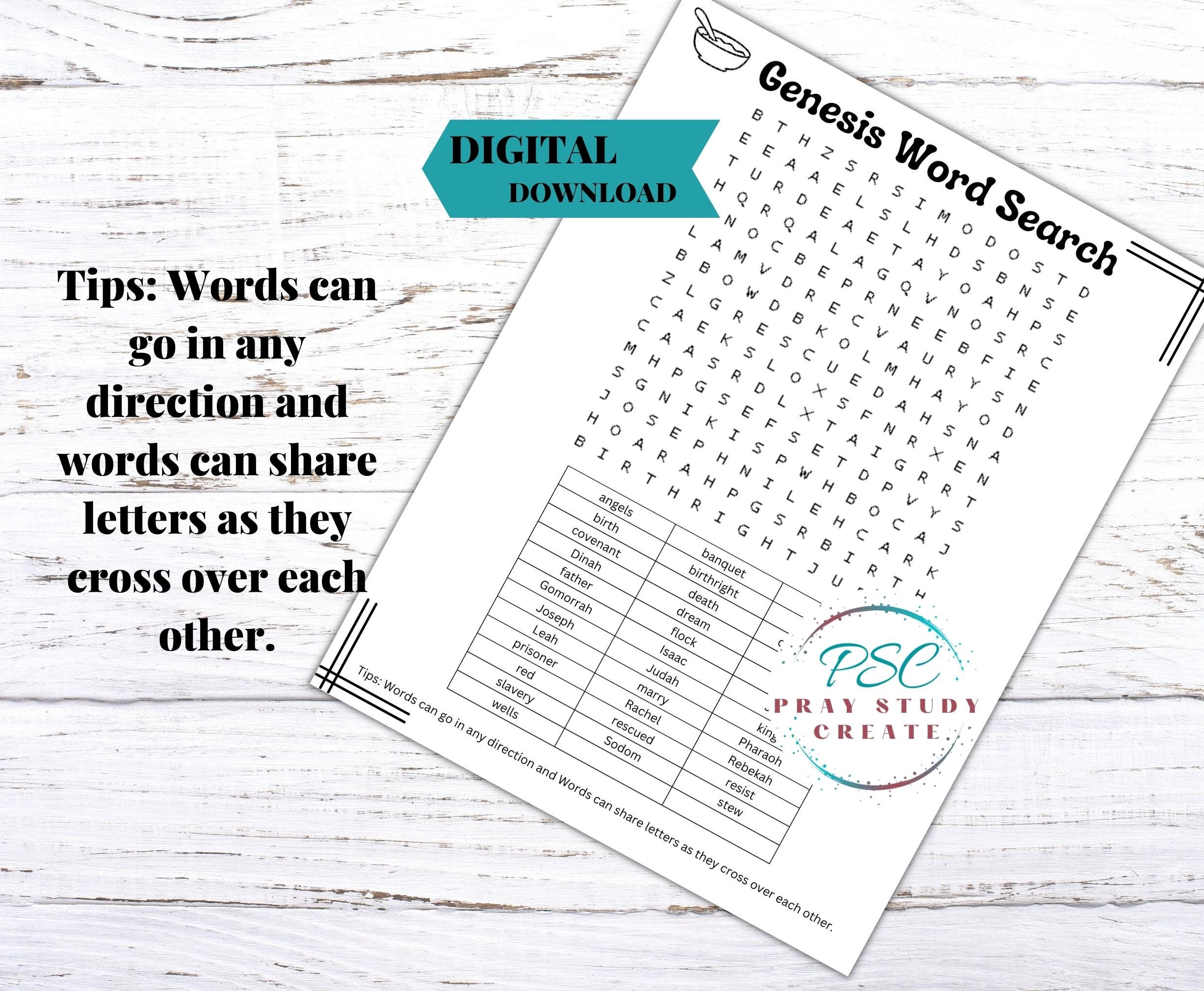 Printable JW Game Word Search, Jehovah's Witness Game for Kids, JW ...