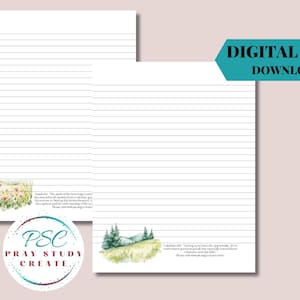 Printable Jehovah's Witness Letter Writing Paper-15 Pgs. JW Stationery ...