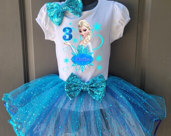 Elsa Inspired Tutu - Etsy