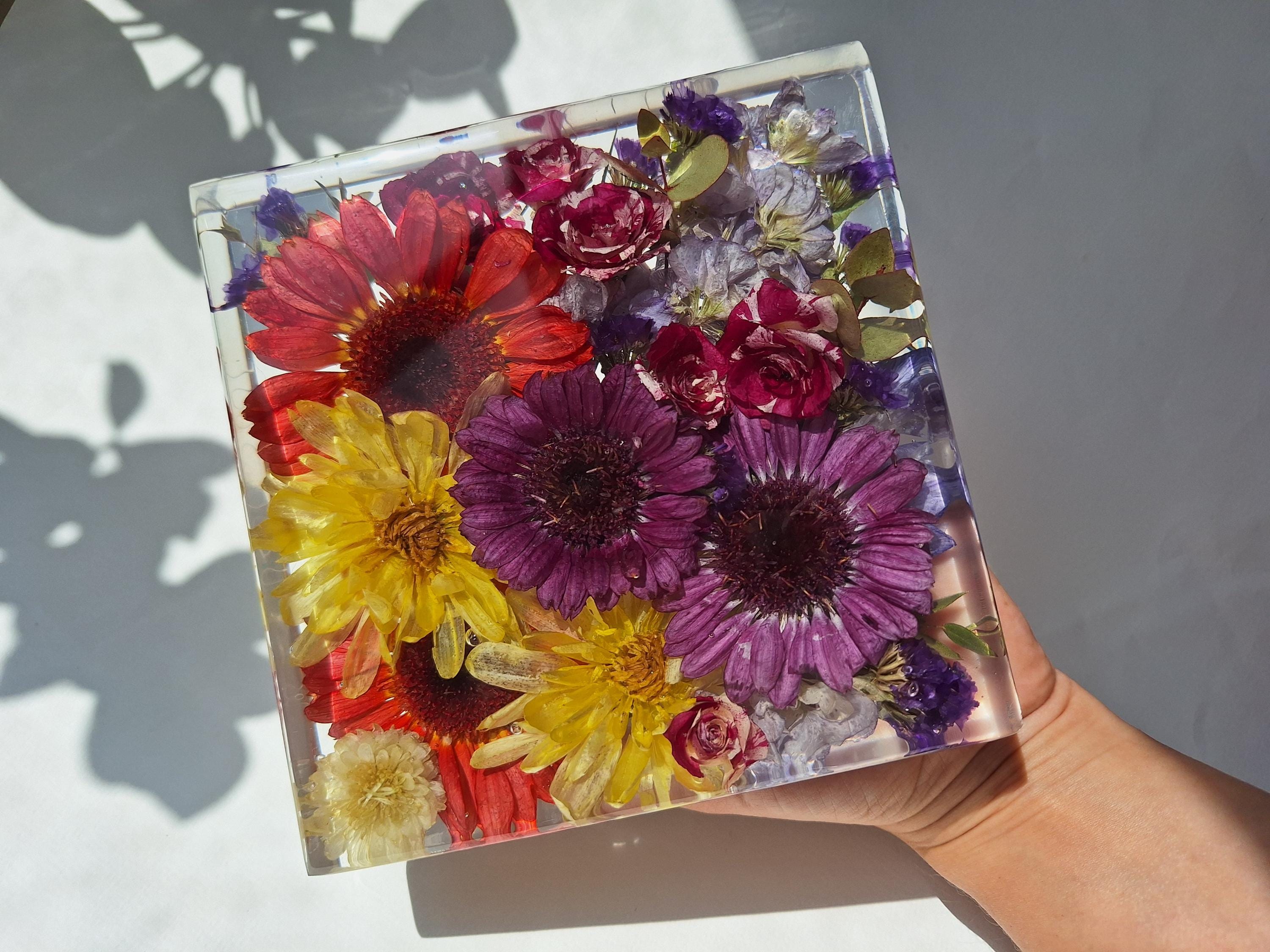 Floral Preservation Resin Square/floral Preservation/dried Flowers ...