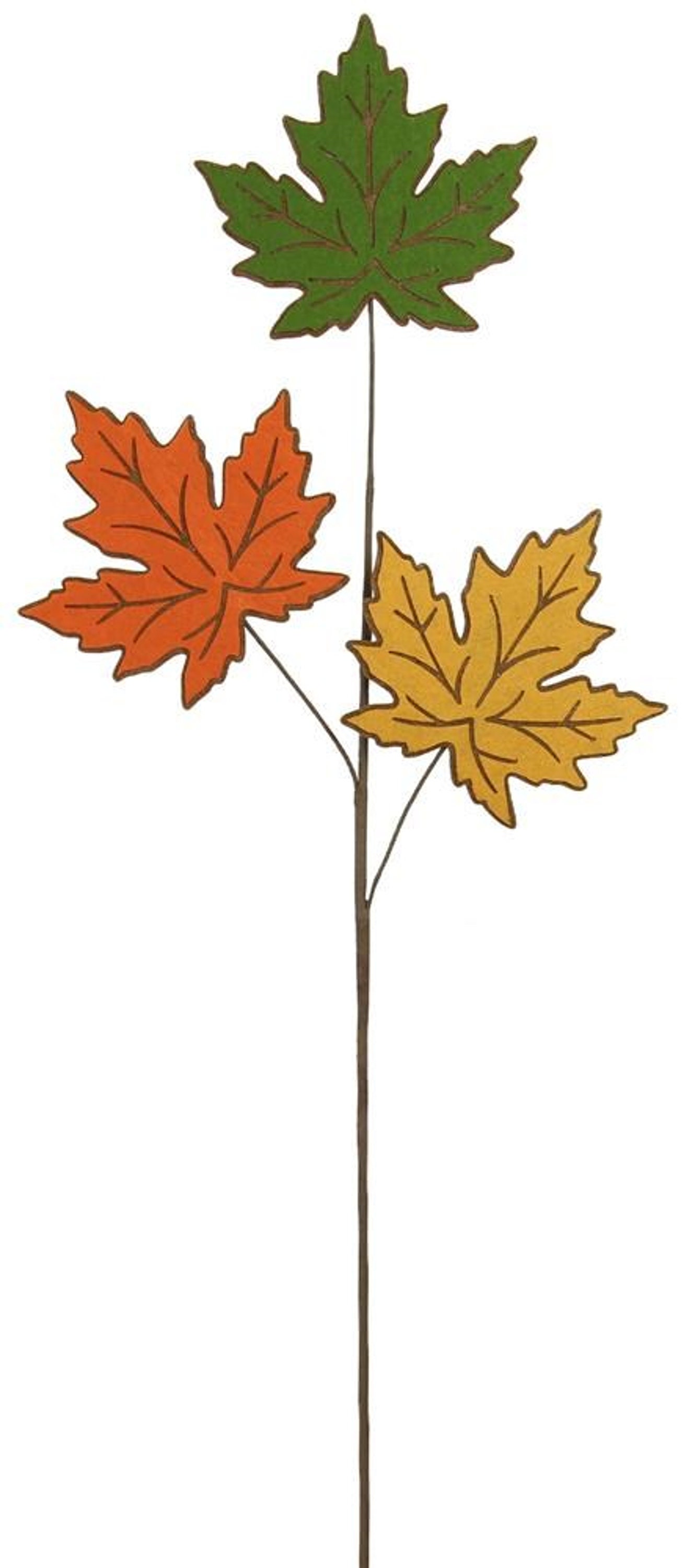 Fall MAPLE LEAF SPRAY 30.75l Felt, Thanksgiving Spray, Fall Harvest ...