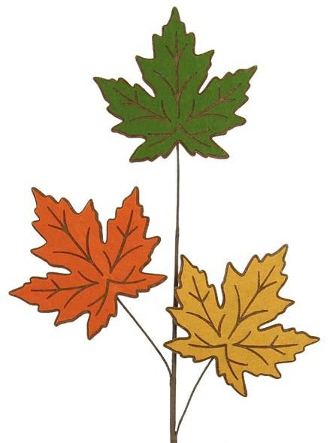 Fall MAPLE LEAF SPRAY 30.75"l Felt, Thanksgiving Spray, Fall Harvest ...