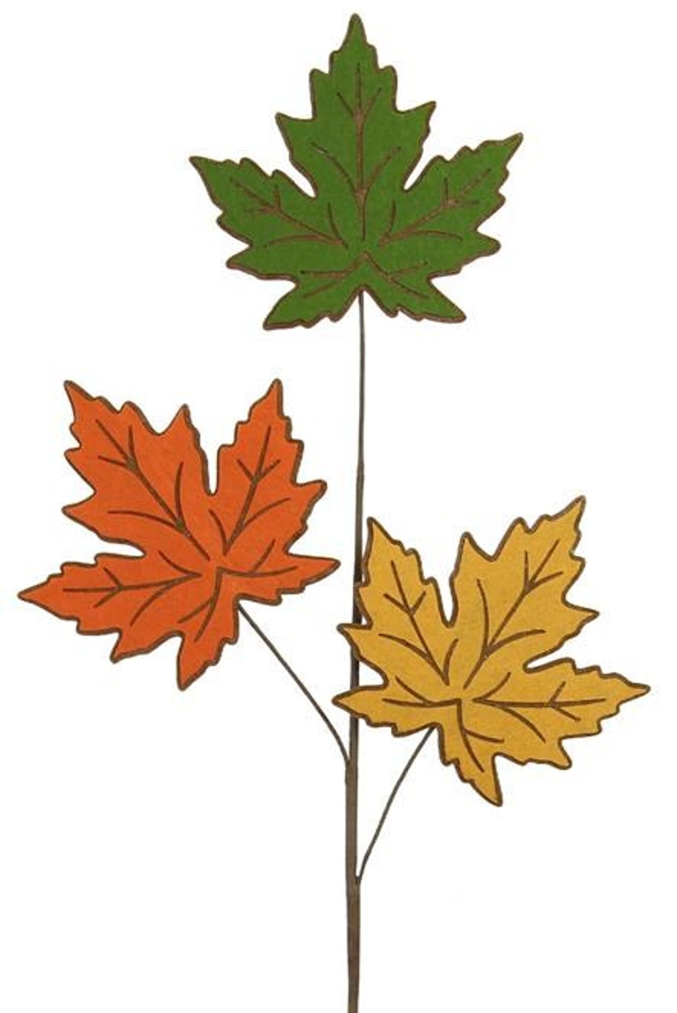 Fall MAPLE LEAF SPRAY 30.75l Felt, Thanksgiving Spray, Fall Harvest ...