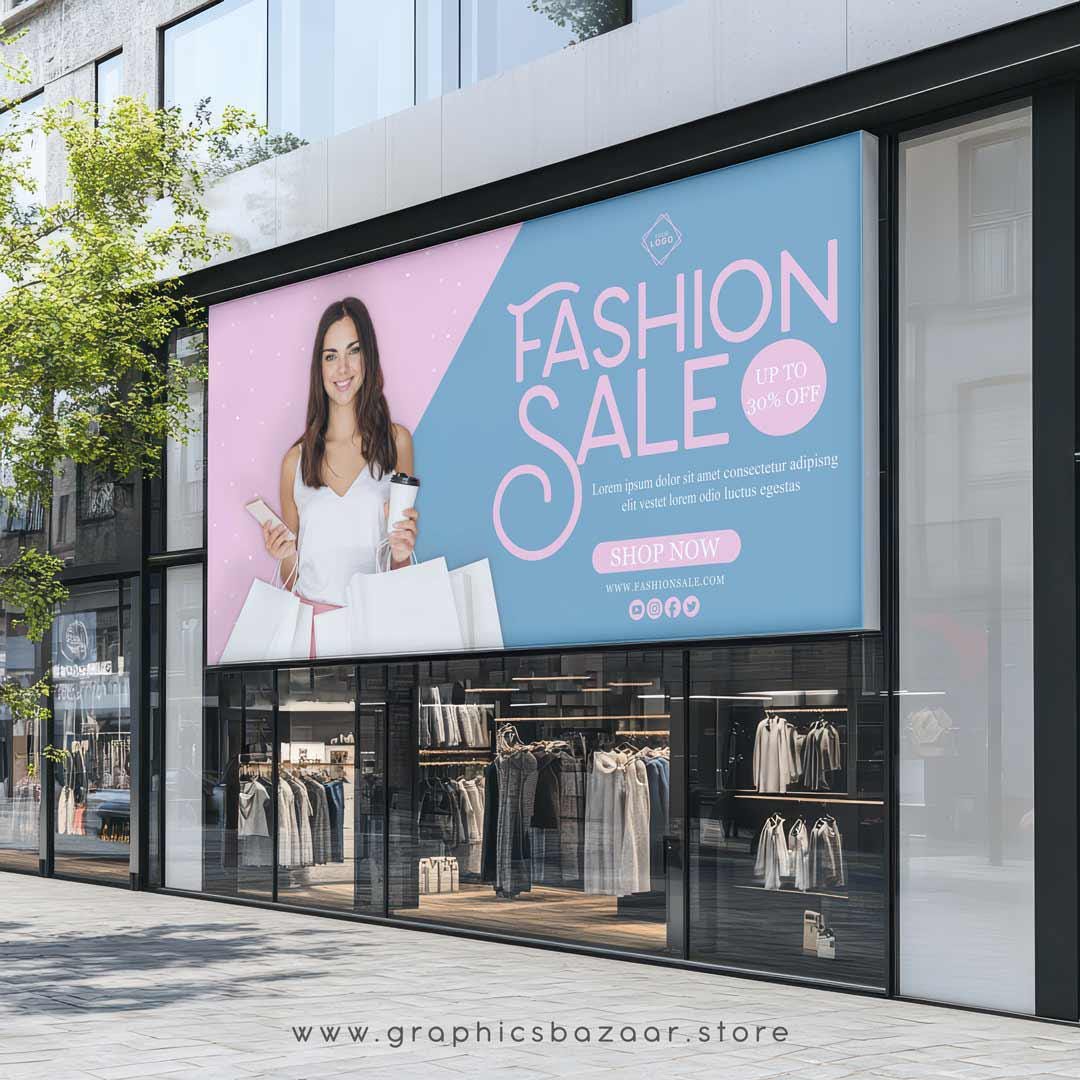 Apparel Store Banner Template | Printable | DIY | Fashion Banner ...