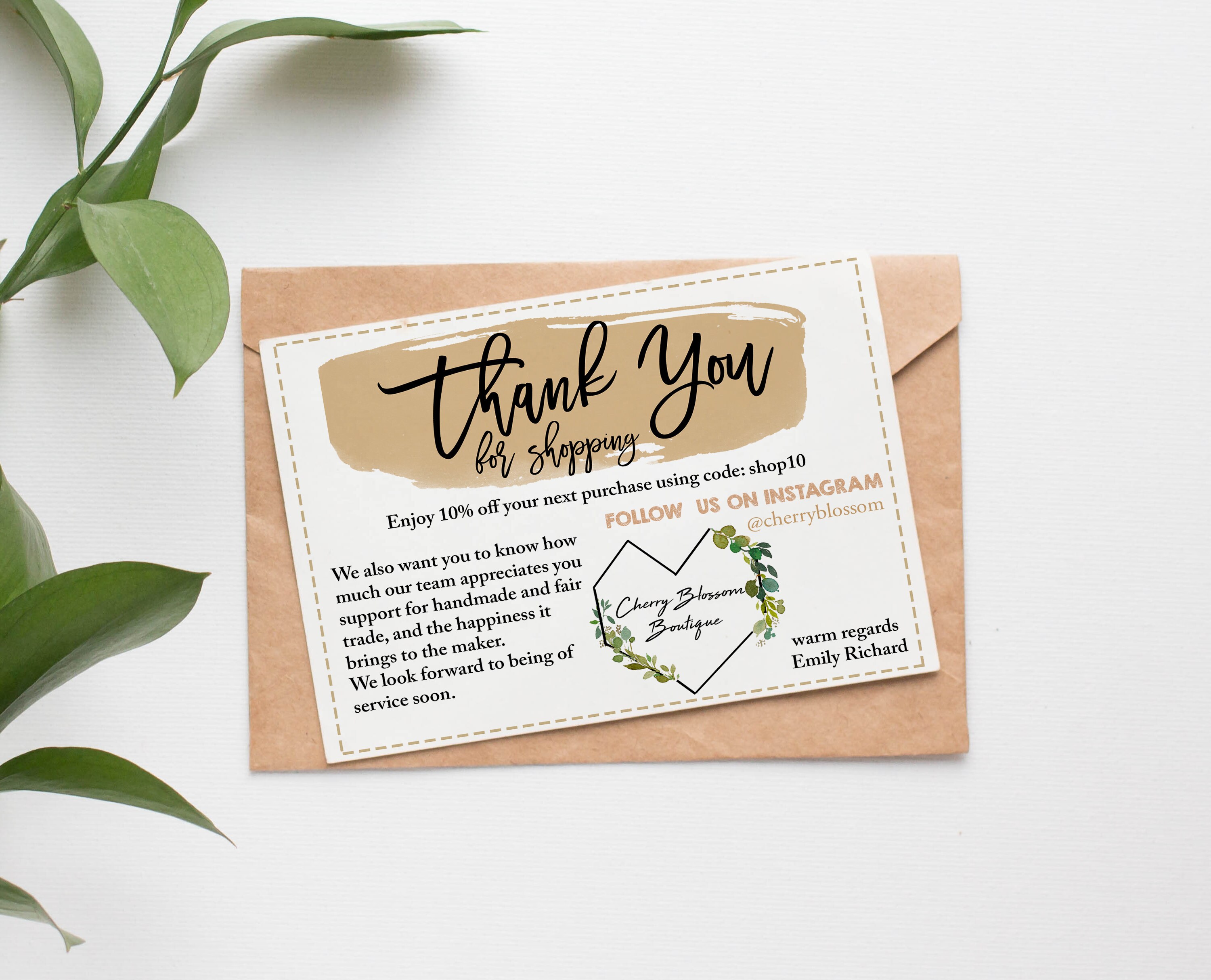 Professional Thank You Note