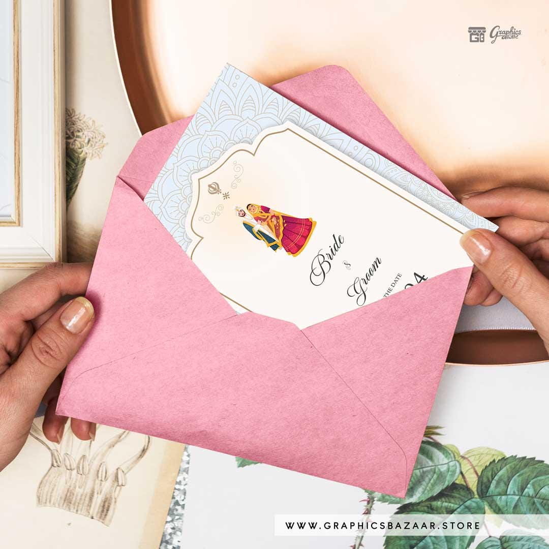 Sikh Wedding Invitation Card - Reception Bundle | Editable | Printable ...