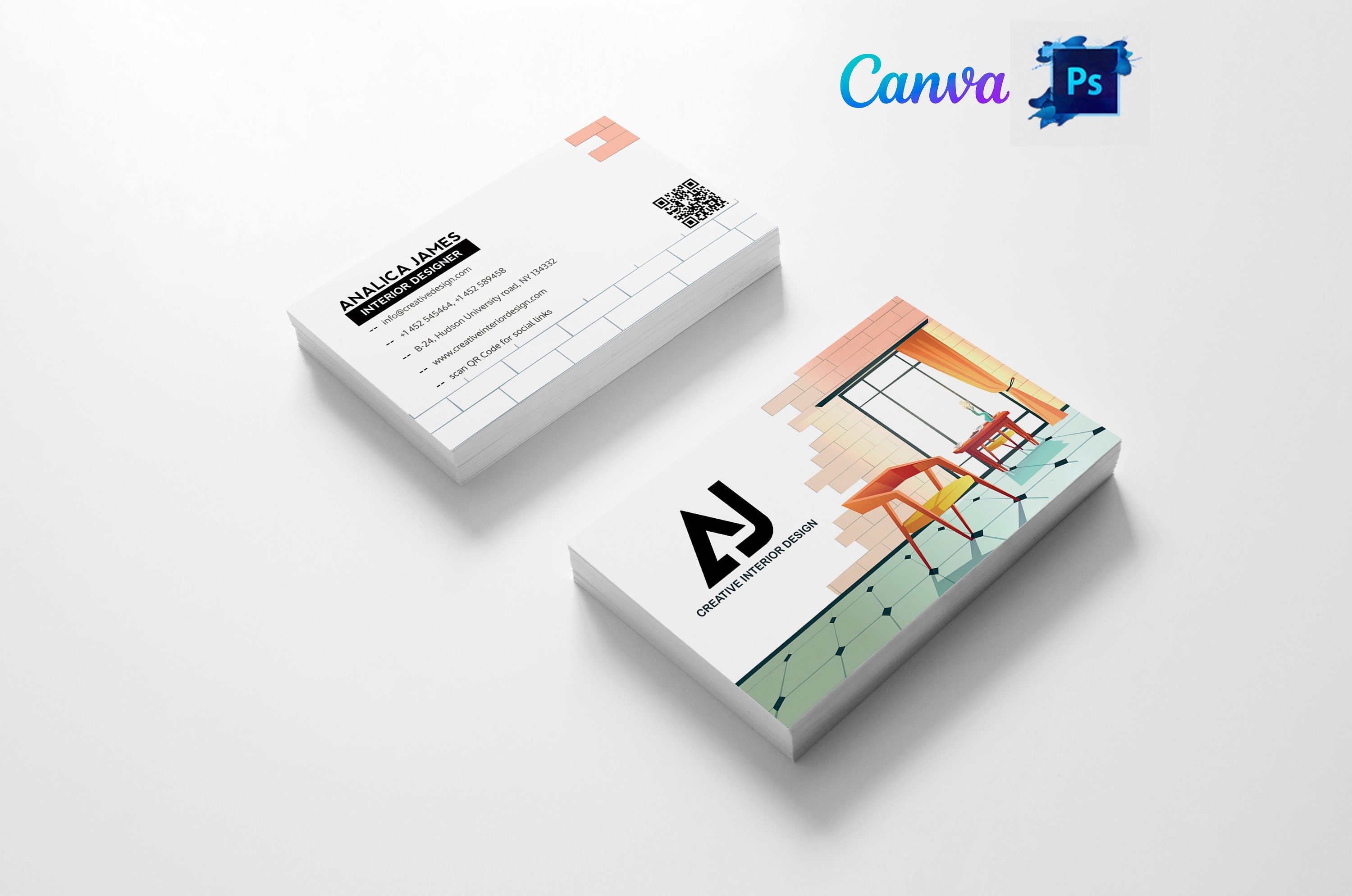 Creative Visiting Card Designs Of Interior Designer