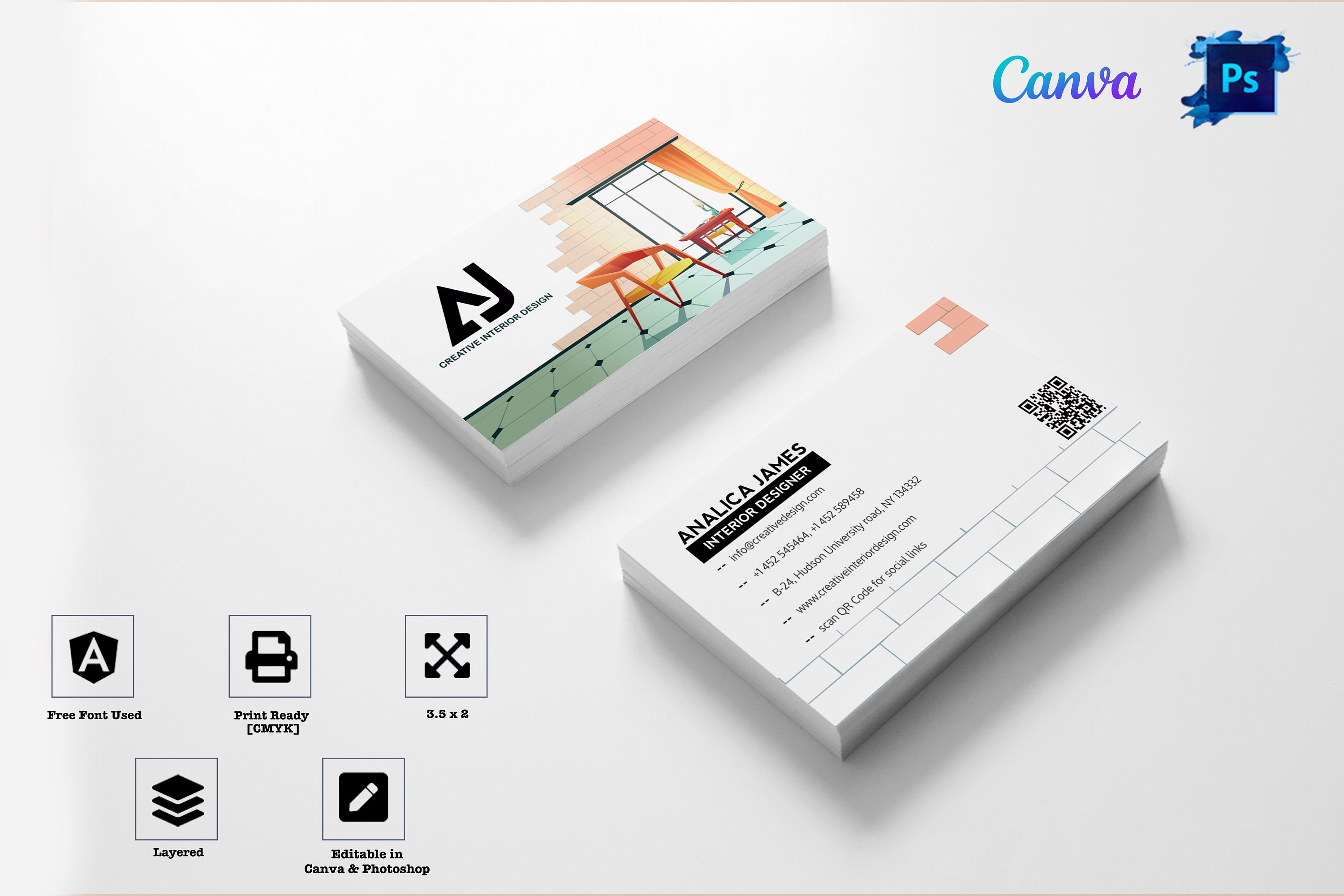 Creative Visiting Card Designs Of Interior Designer