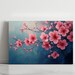 Abstract Cherry Blossom Canvas Print: Modern Floral Wall Art - Etsy