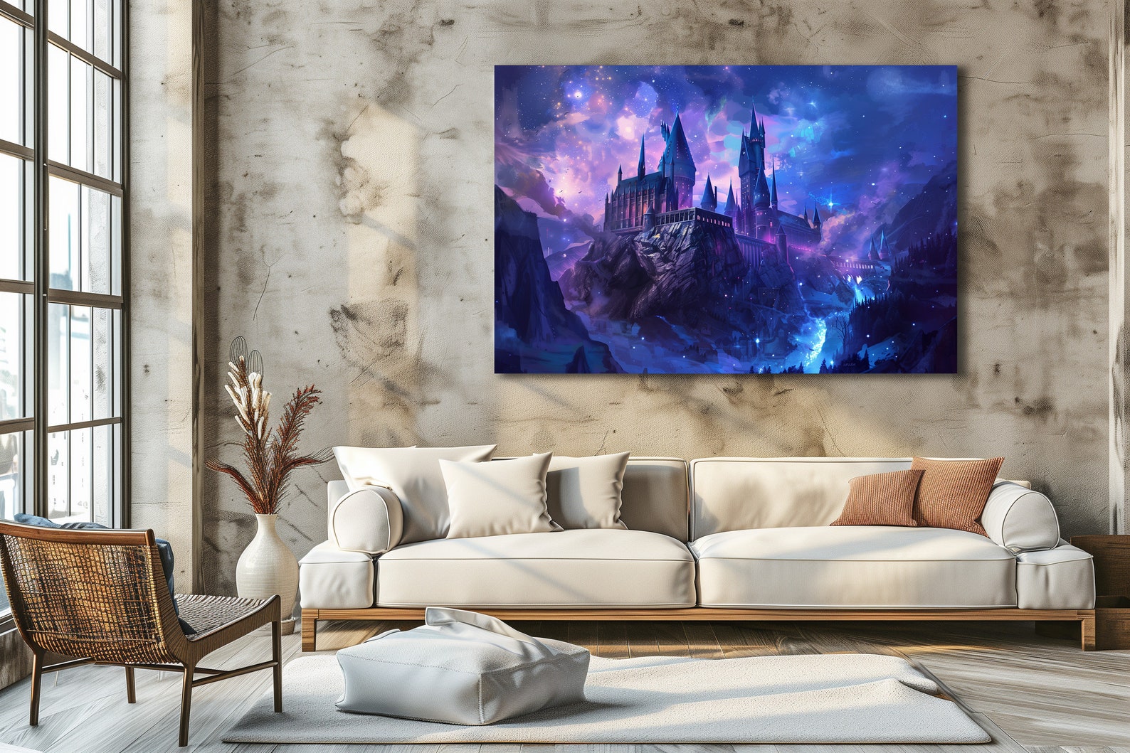 Wizard Castle in Space VII, Castle Wizarding Inspired Poster, Wizard ...