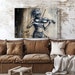 Girl Playing Violin Graffiti Art Print: Modern Musician Poster - Etsy