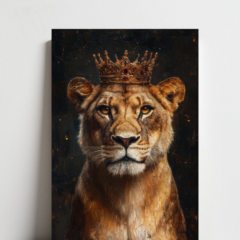 Lioness Painting - Etsy