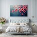 Abstract Cherry Blossom Canvas Print: Modern Floral Wall Art - Etsy