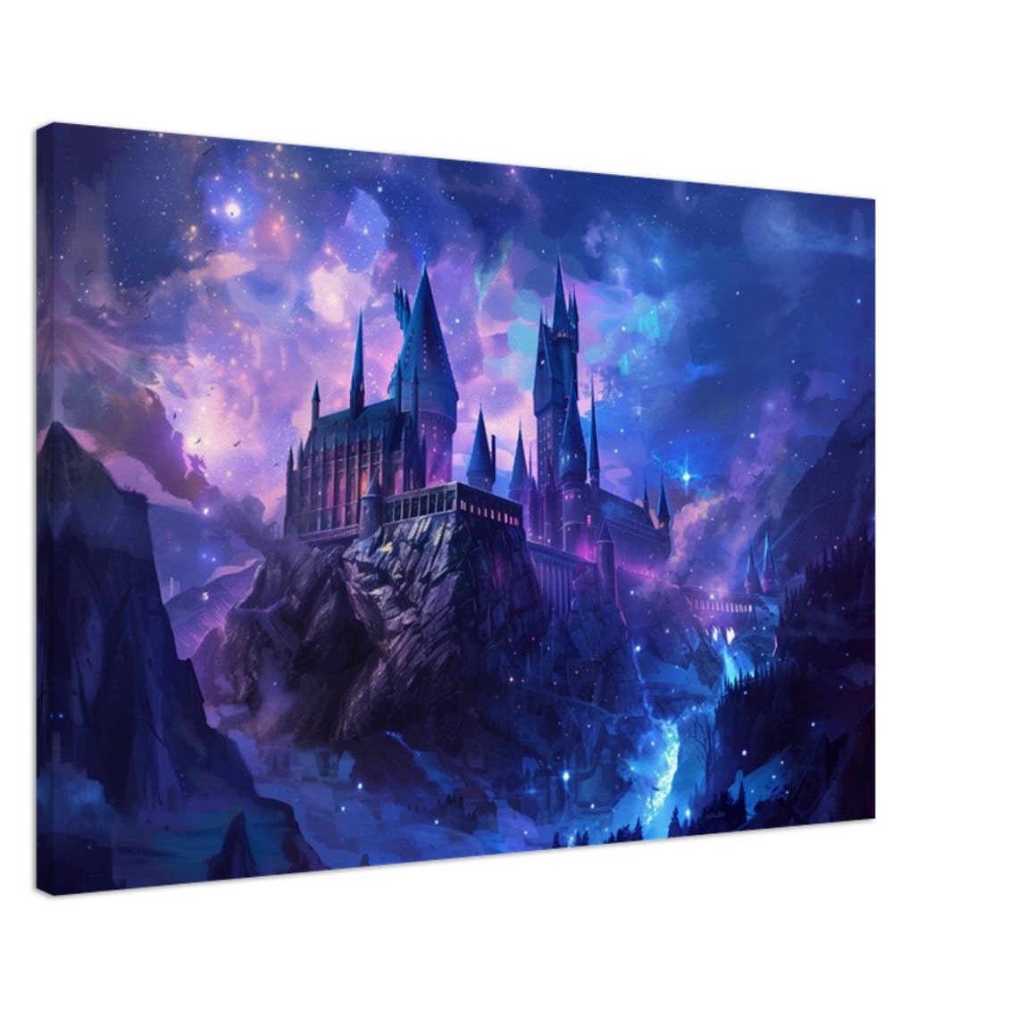 Wizard Castle in Space VII, Castle Wizarding Inspired Poster, Wizard ...