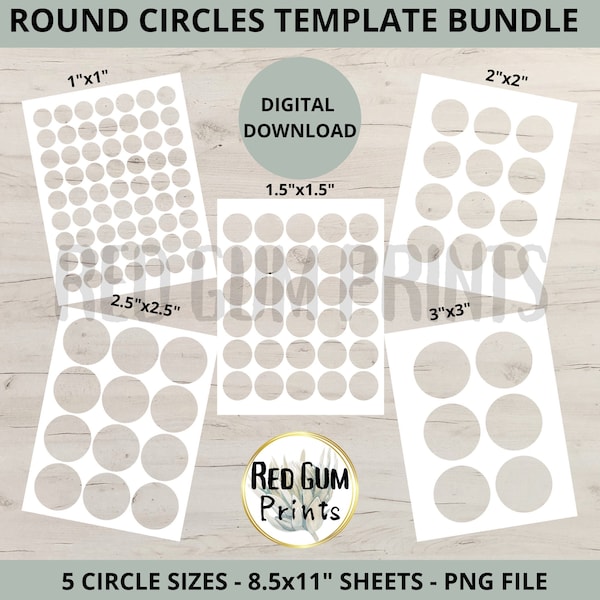 Circle Template - Etsy