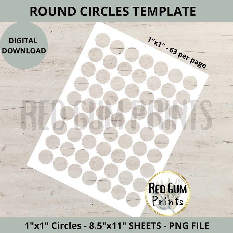 Round Sticker - Etsy