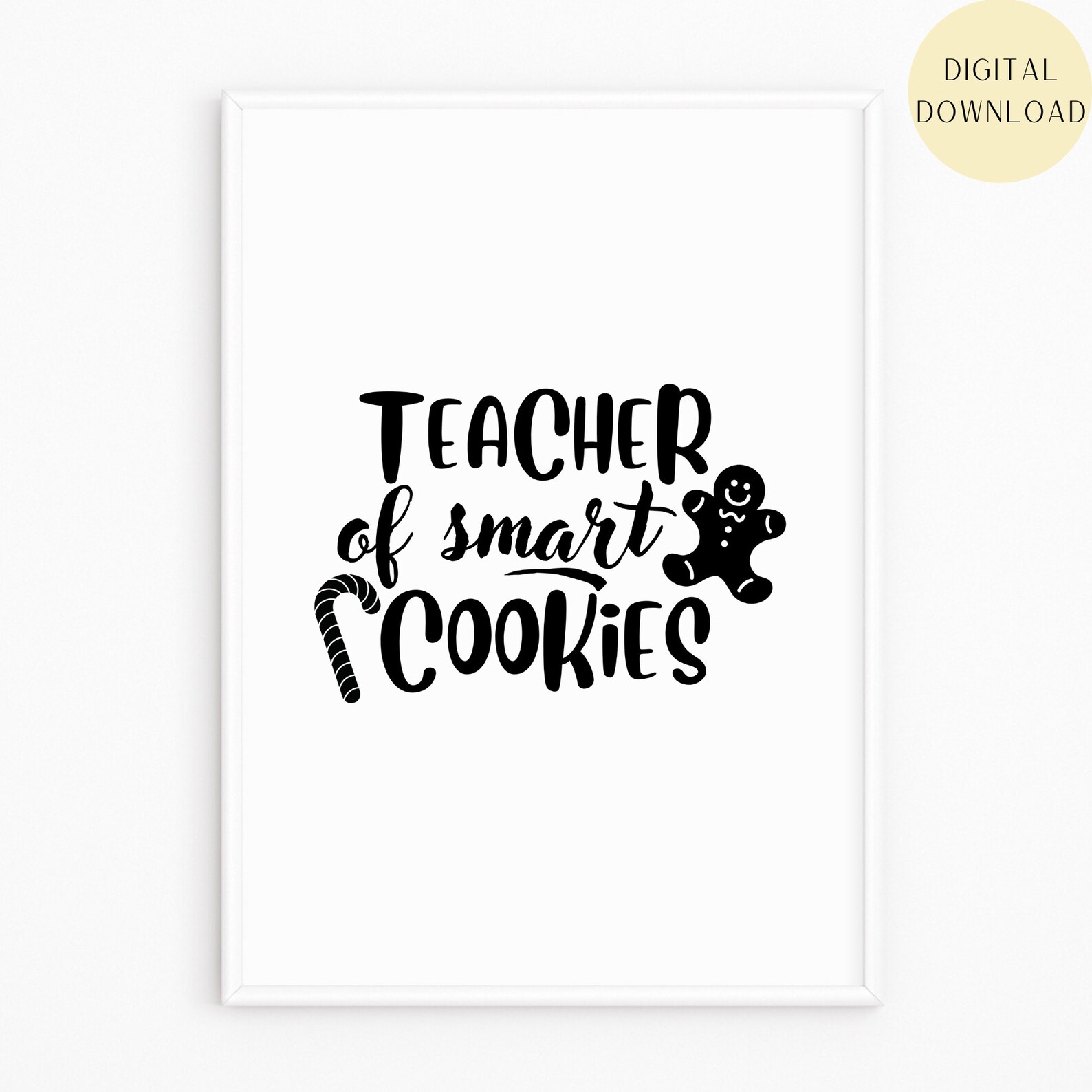 Teacher of Smart Cookies SVG, Cricut Cut Files, Funny Christmas, Cricut ...