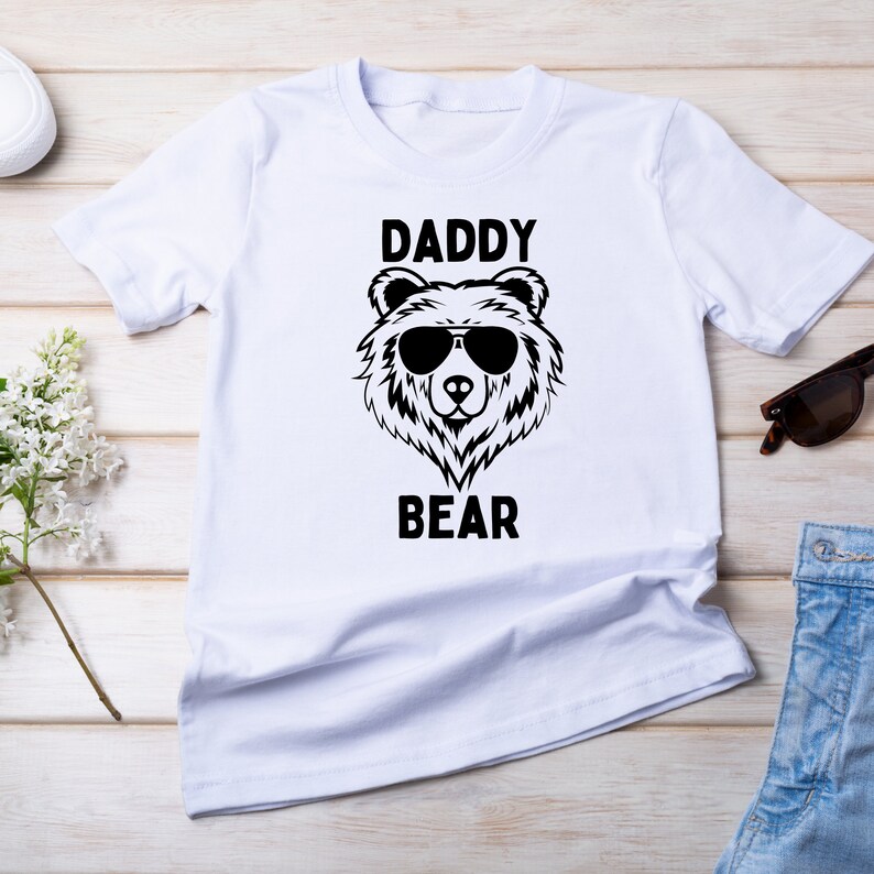 Daddy Bear SVG, Cricut Cut Files, Fathers Day, Dad SVG, Bear Svg ...