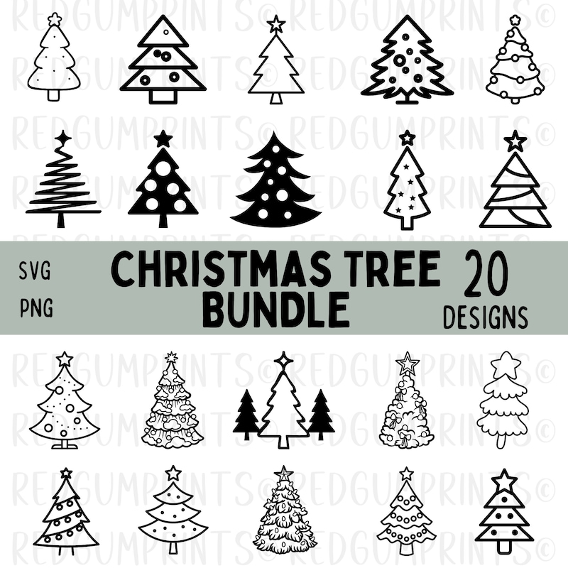 Christmas Tree Svg - Etsy