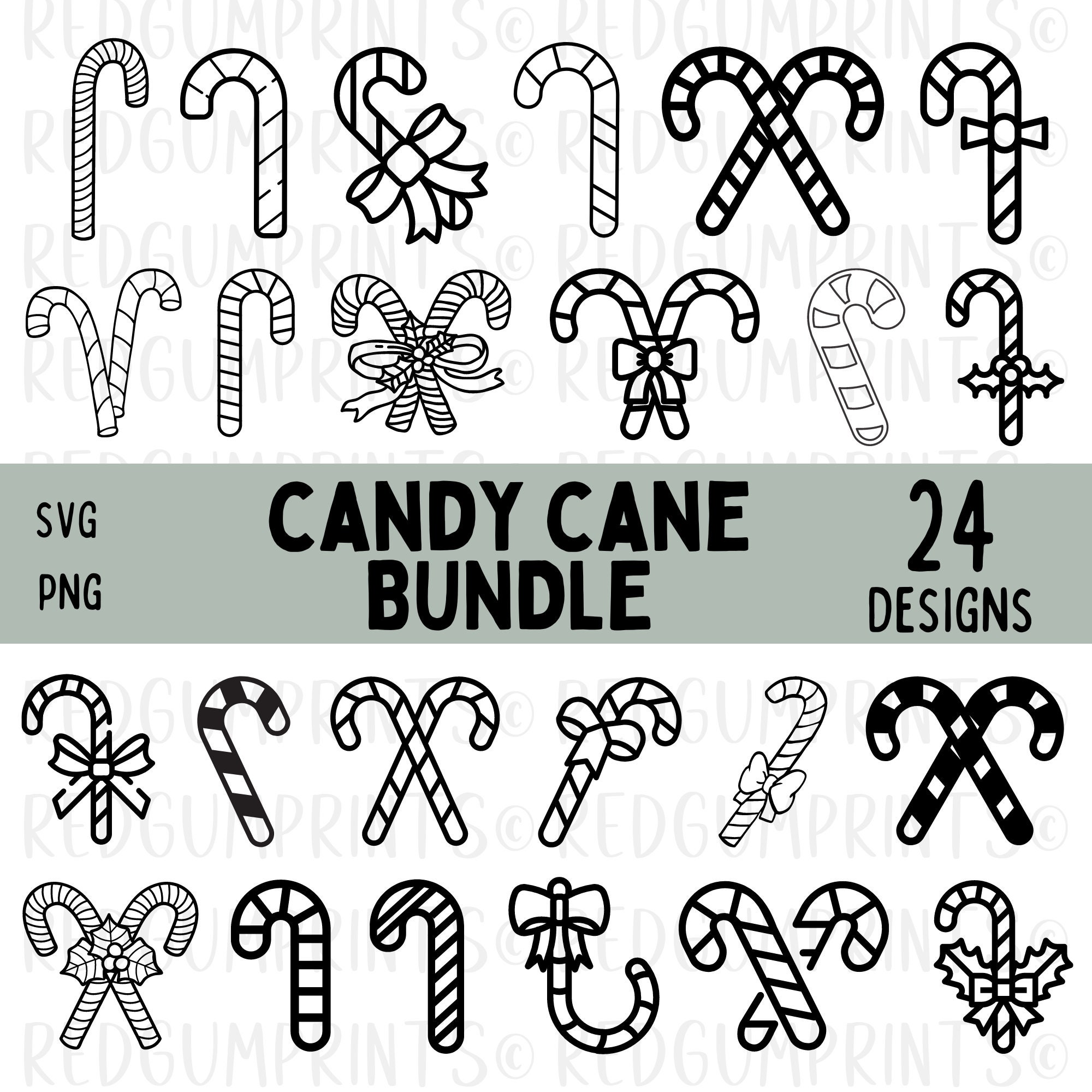 Candy Cane SVG Bundle Candy SVG Christmas Svg Xmas Svg - Etsy Australia