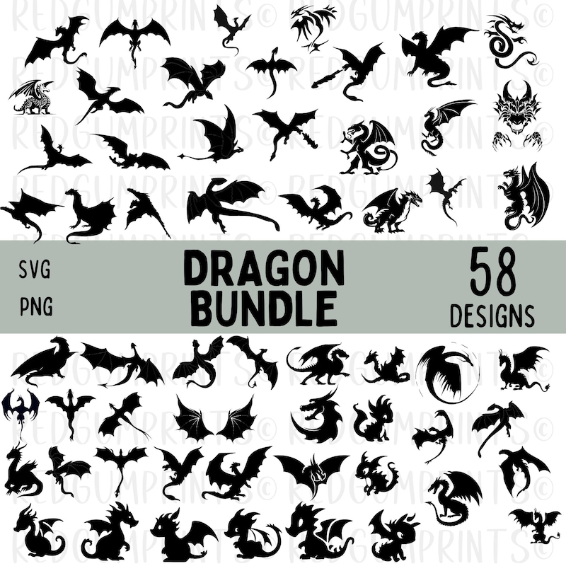 Dragon Cricut Card - Etsy