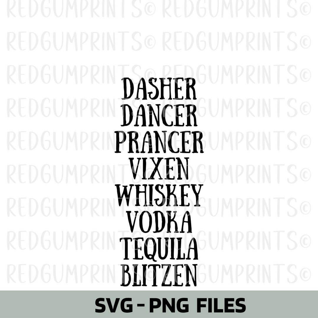 Funny Christmas SVG, Tequila, Whiskey, Vodka Svg, Drinking, Hilarious ...