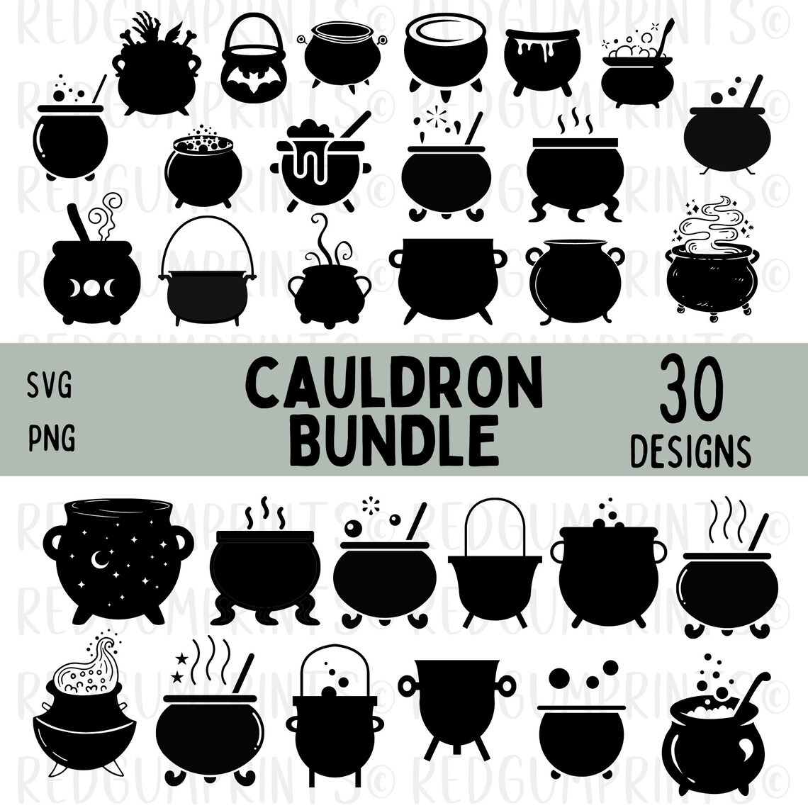 Cauldron SVG Bundle, Witches Cauldron SVG, Cauldron, Halloween, Pot SVG ...