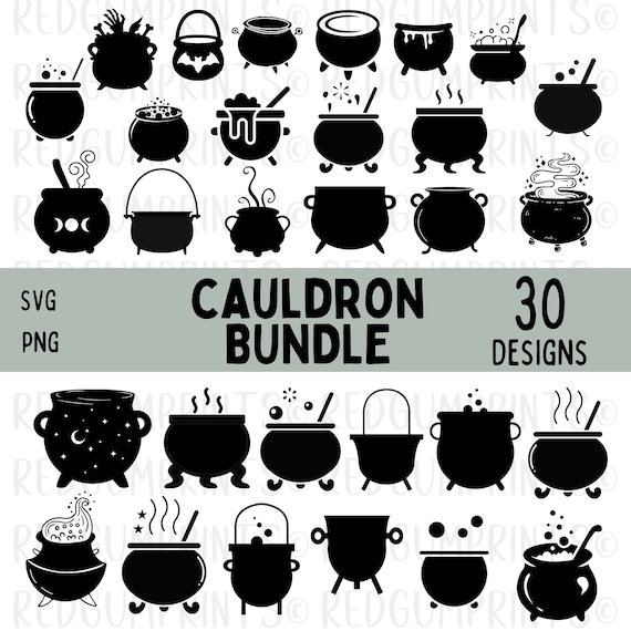 Cauldron SVG Bundle Witches Cauldron SVG Cauldron - Etsy