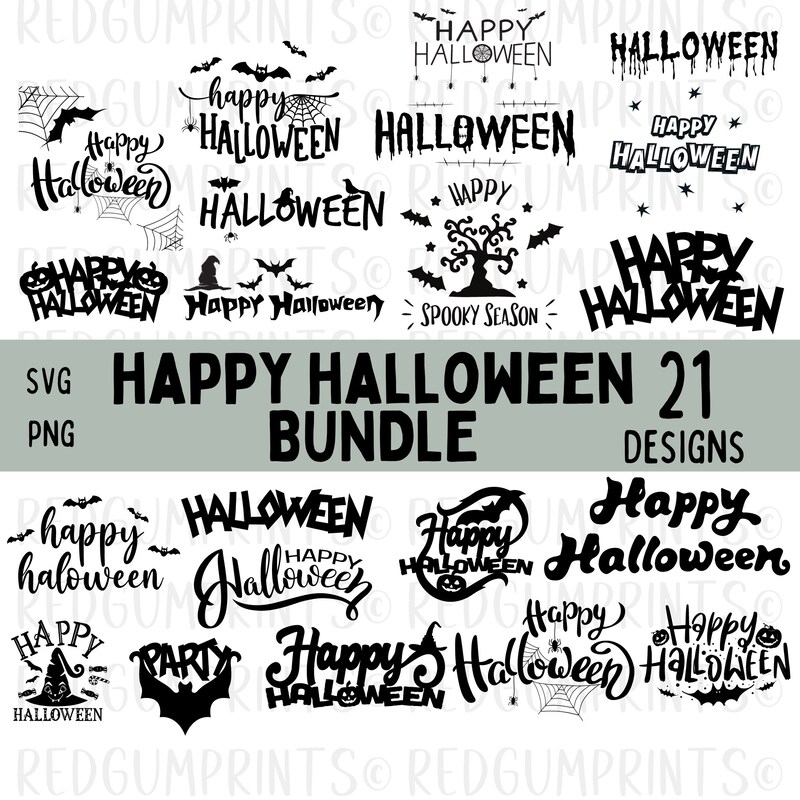 Happy Halloween Svg - Etsy