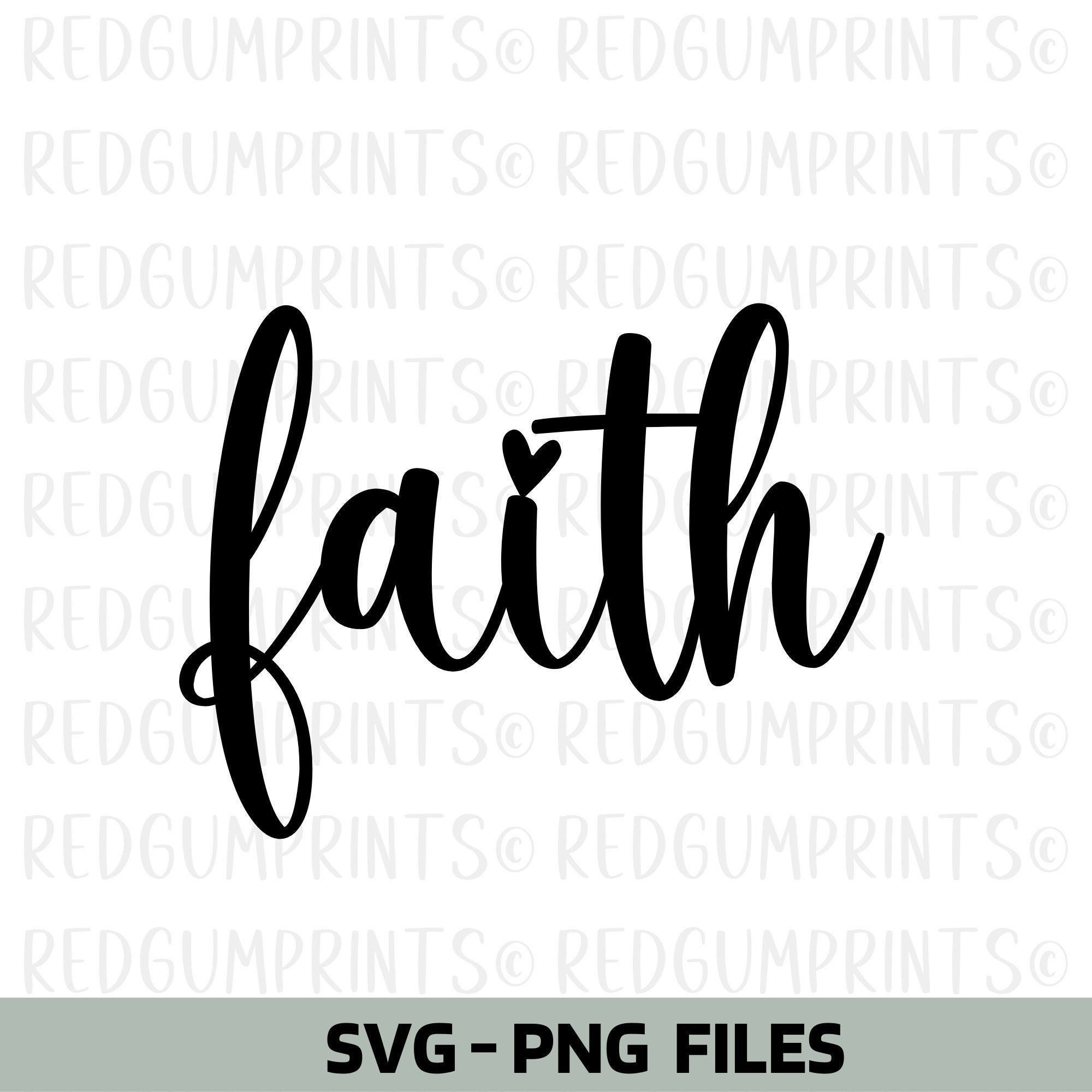 Faith SVG, Religious SVG, Christian SVG, Cricut Cut Files, Digital ...