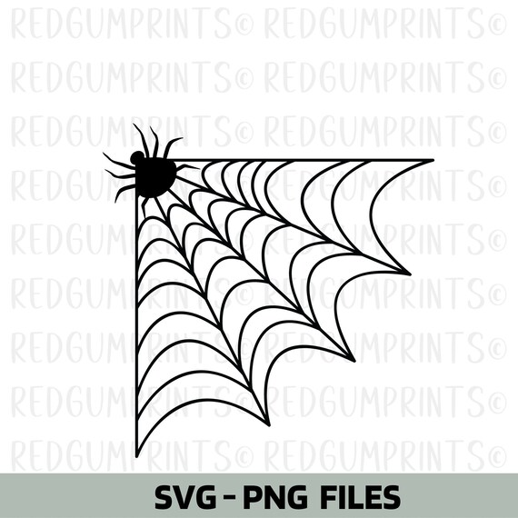 Spiderweb SVG Spider SVG Spiderweb Halloween Spider Svg - Etsy