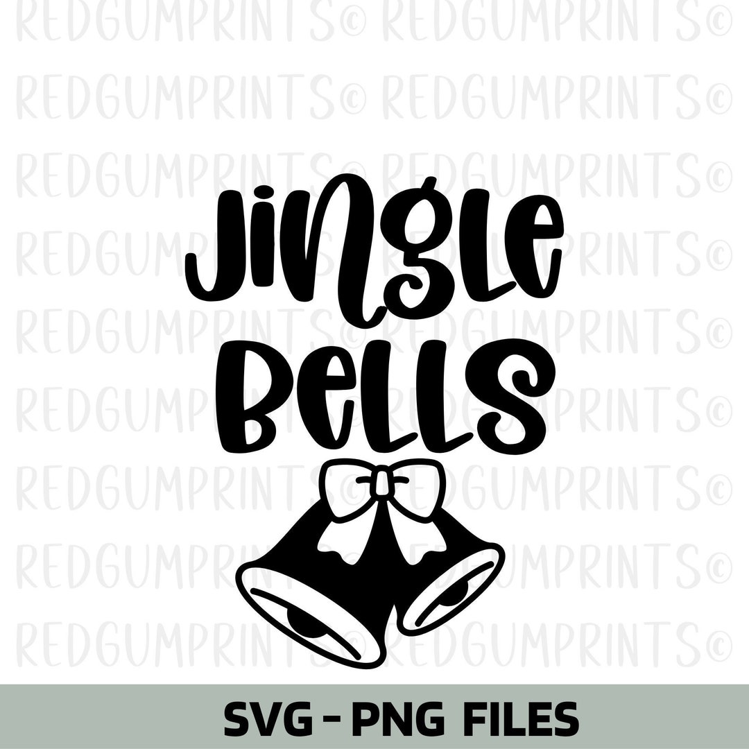 Jingle Bells SVG, Cricut Cut Files, Bells Svg, Cricut, Christmas Svg ...