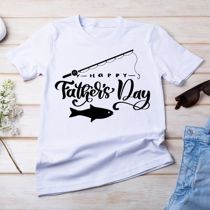 Happy Father's Day SVG Fishing Svg Cricut Cut Files | Etsy