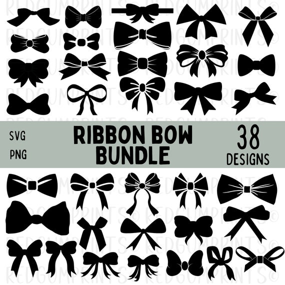 Ruban Bow SVG Bundle Ruban SVG Bow svg Present Svg Nœud - Etsy France