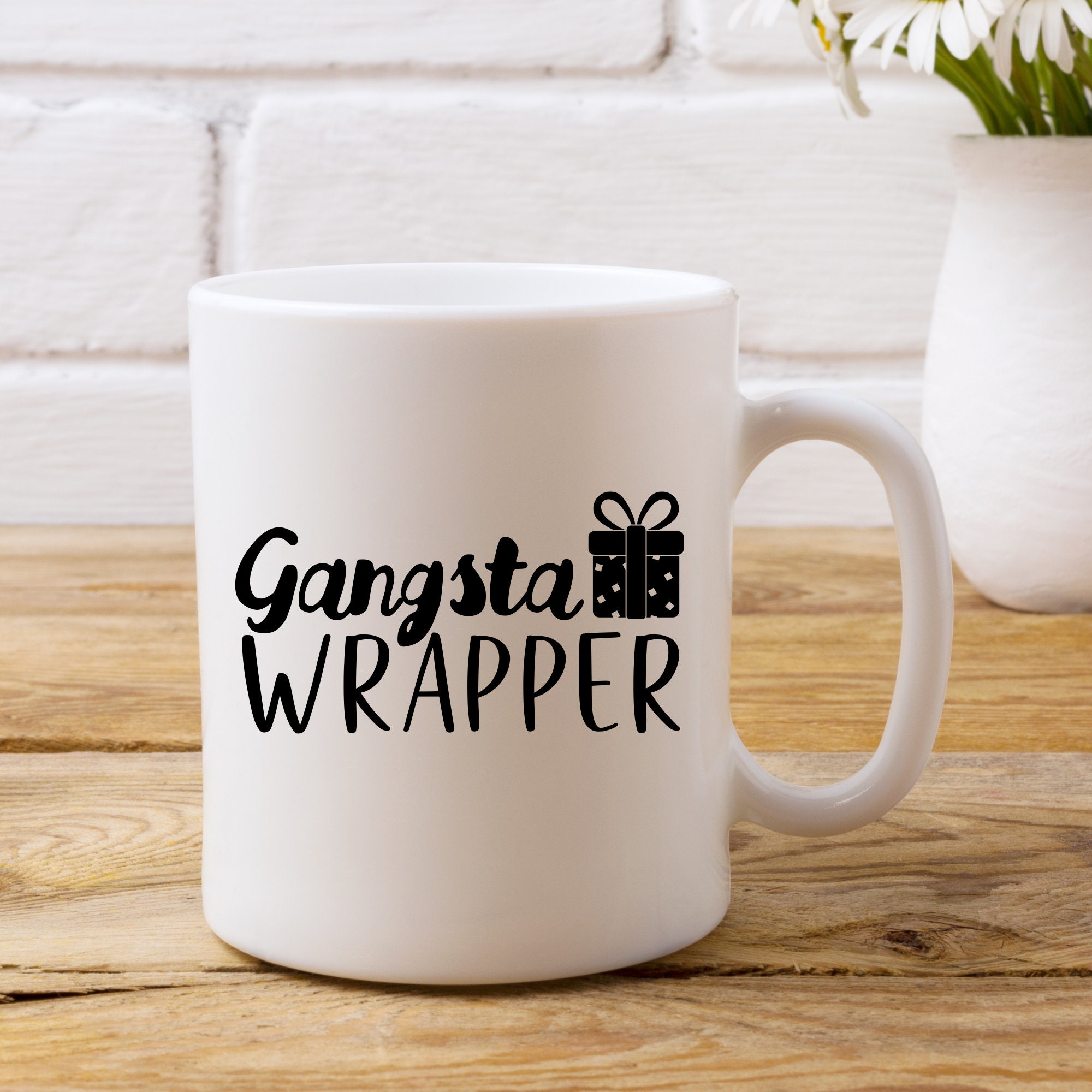 Gangsta Wrapper SVG Cricut Cut Files Funny Christmas - Etsy