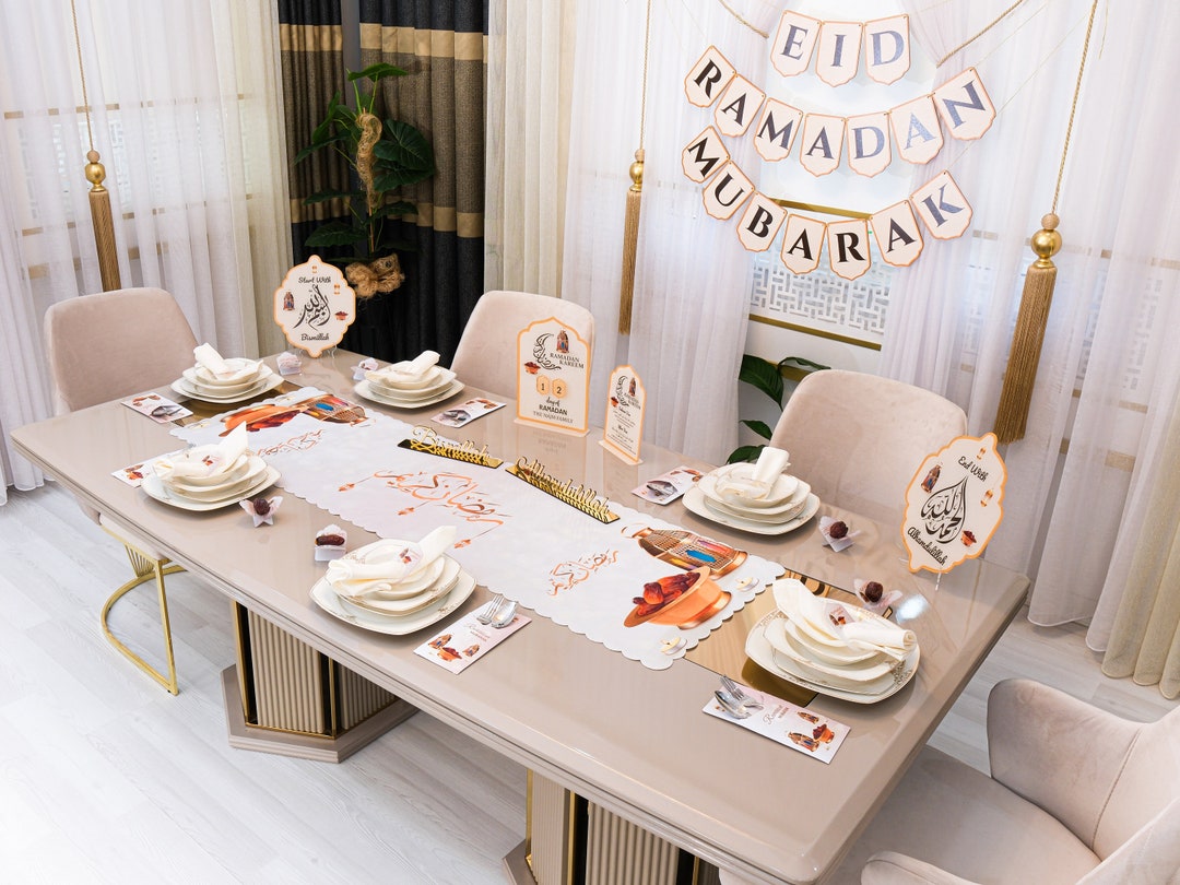 Personalized Ramadan Eid Living Dining Room Set | Ramadan Eid Gift ...