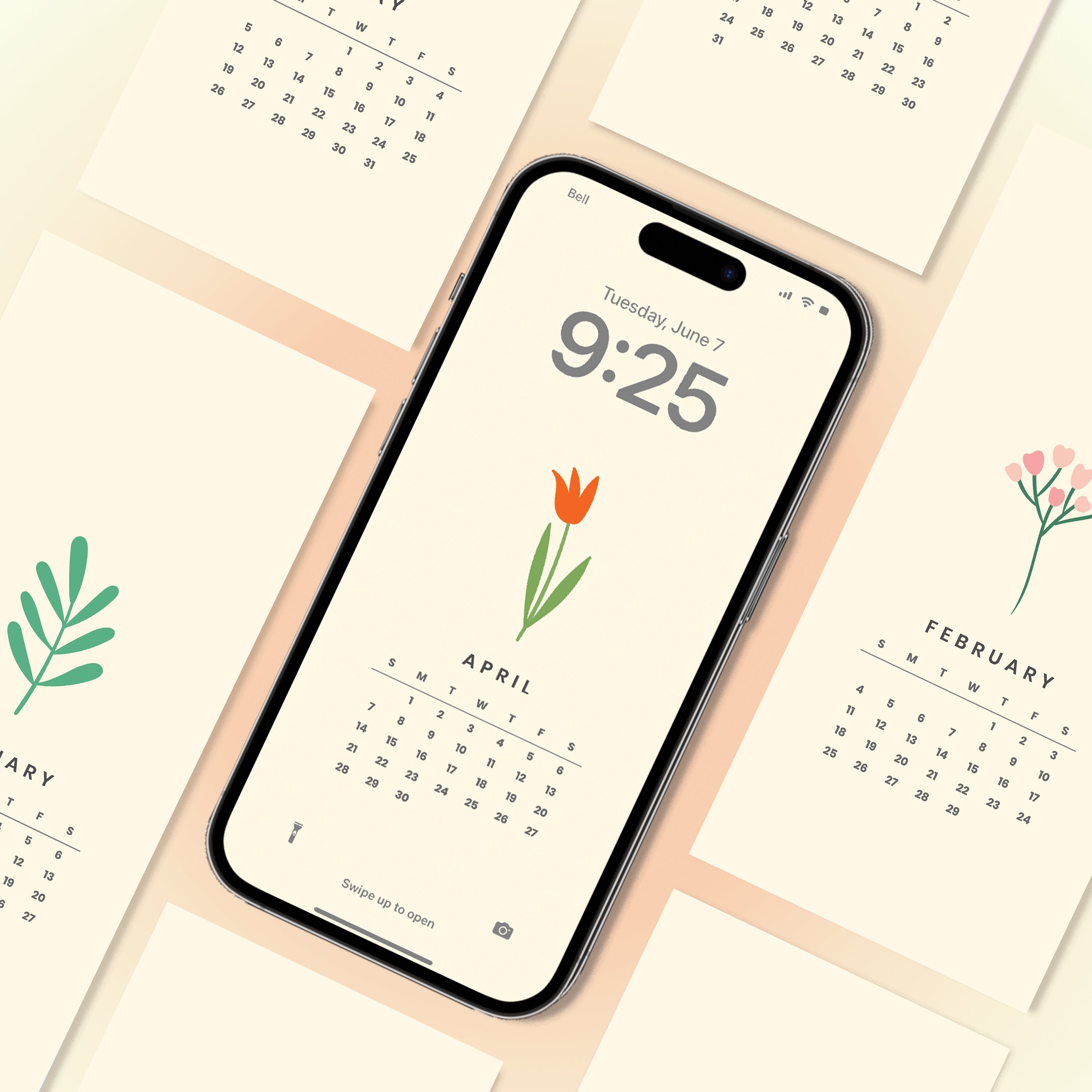 2024 iPhone WALLPAPERS Aesthetic , Calendar Wallpapers , iPhone ...