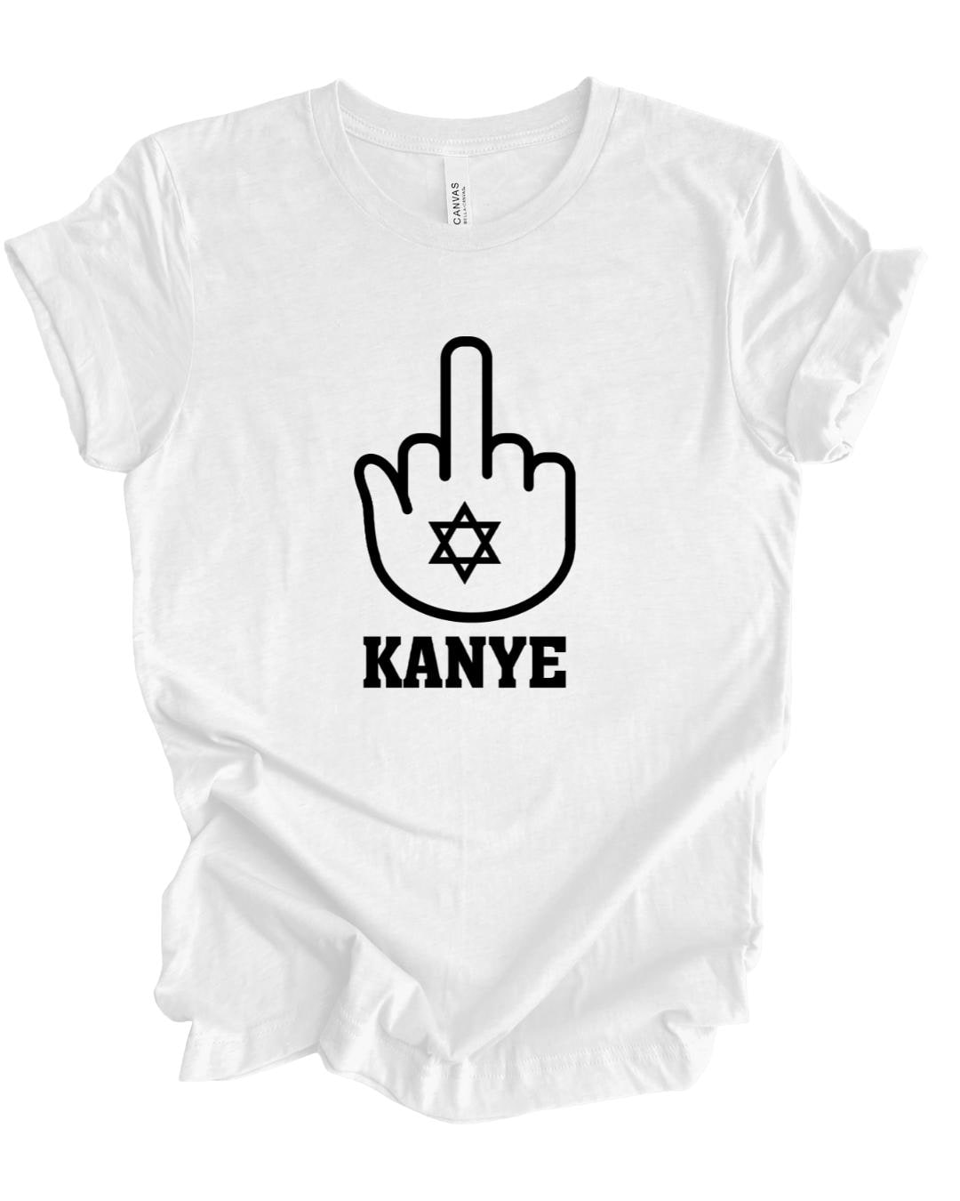 F Kanye Shirt, Middle Finger, Jewish Pride Gift, Star of David, Stand ...