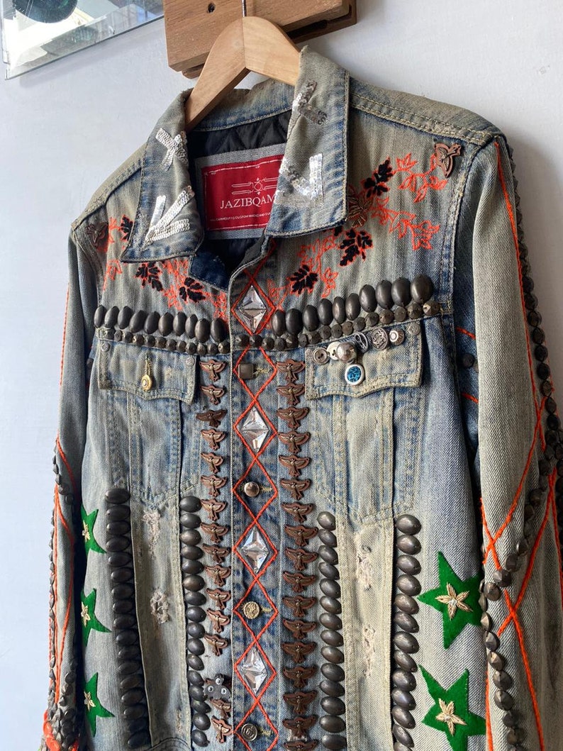 Denim Jacket Pattern | Custom Jacket | Denim Jacket Men | Denim Jacket ...