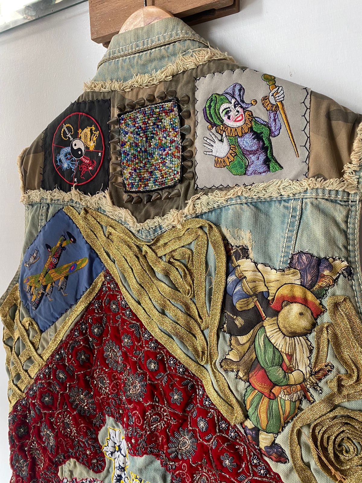 Denim Jacket | Denim Jacket Men | Custom Jacket | Painted Denim Jacket ...