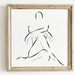 Aesthetic Poster Body Outline Line Art Body Drawing - Etsy