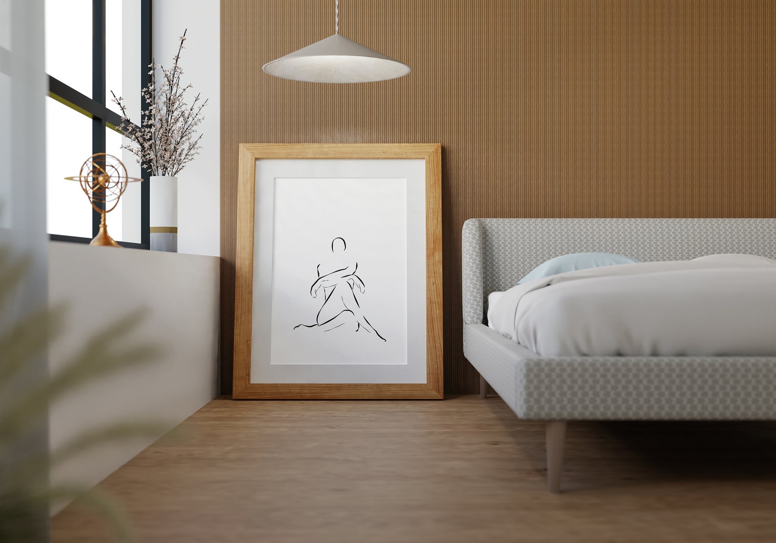 Aesthetic Poster Body Outline Line Art Body Drawing | Etsy