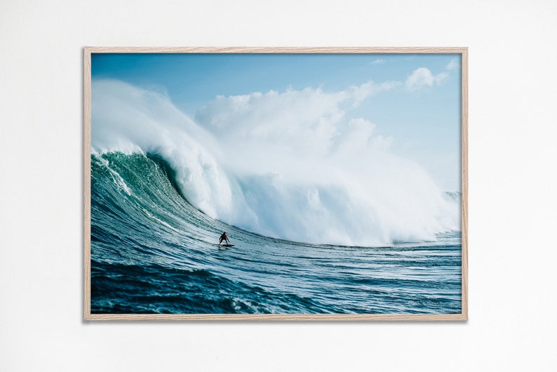 Surf Art Print Surfer Poster Ocean Waves Surf Print - Etsy