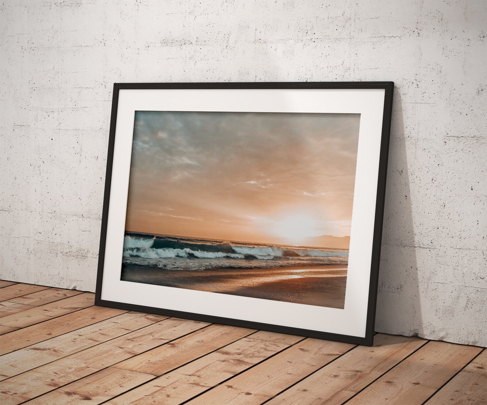 Beach Sunset Print, Sunset Poster Print, Sunrise Beach Print, Beach ...